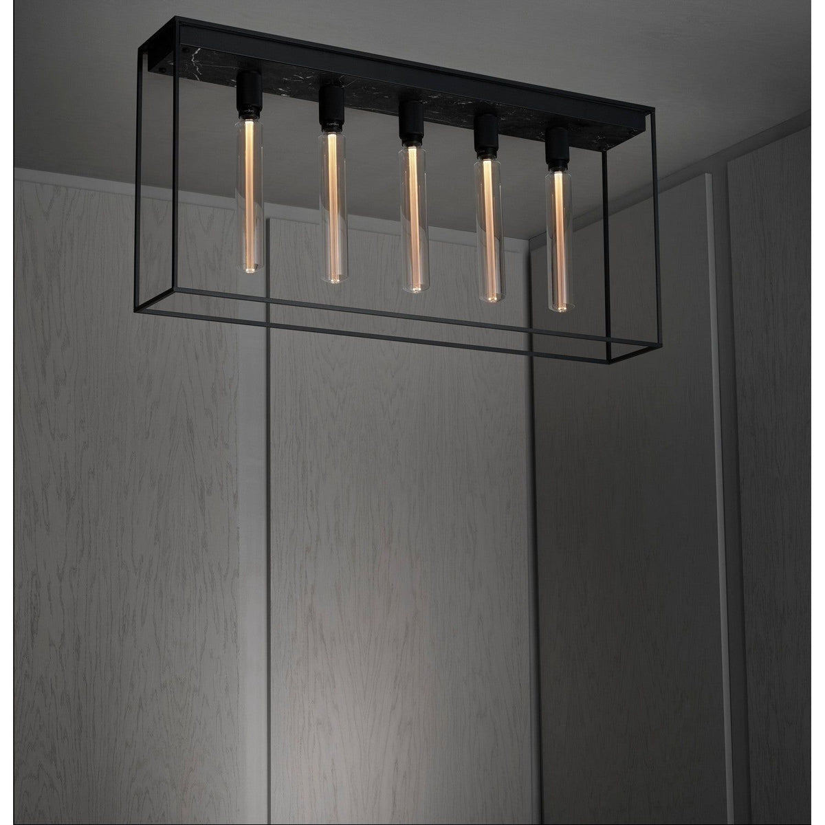 Linear Caged Ceiling Light / 5.0 / Cross | Buster + Punch – The Rug ...