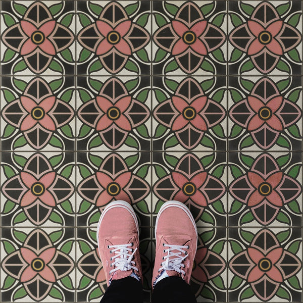 Vintage Vinyl Floorcloth Rug (Pattern 80 Shirley Temple) – The Rug District
