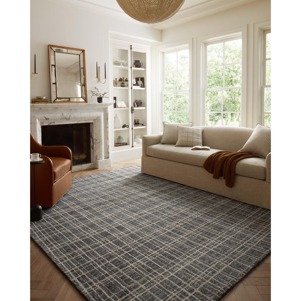 Polly POL-11 Graphite / Pebble – The Rug District