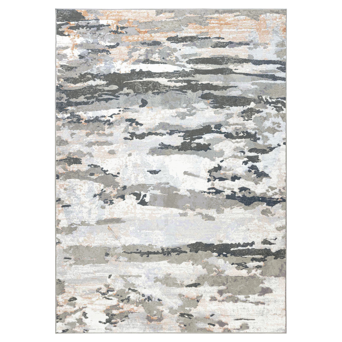 Jasmine U5012 Gray/Brown Area Rug – The Rug District by Montreal ...